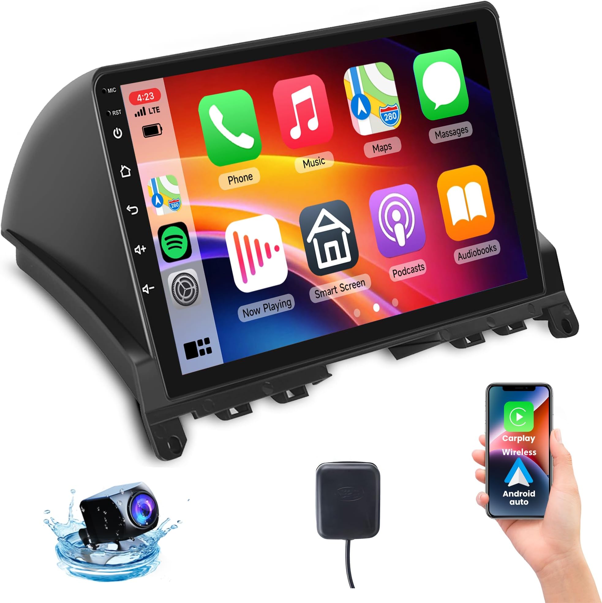 Amazon.com: [4G+64G] Android 13 Car Radio for Mercedes Benz GL ML W164 ...