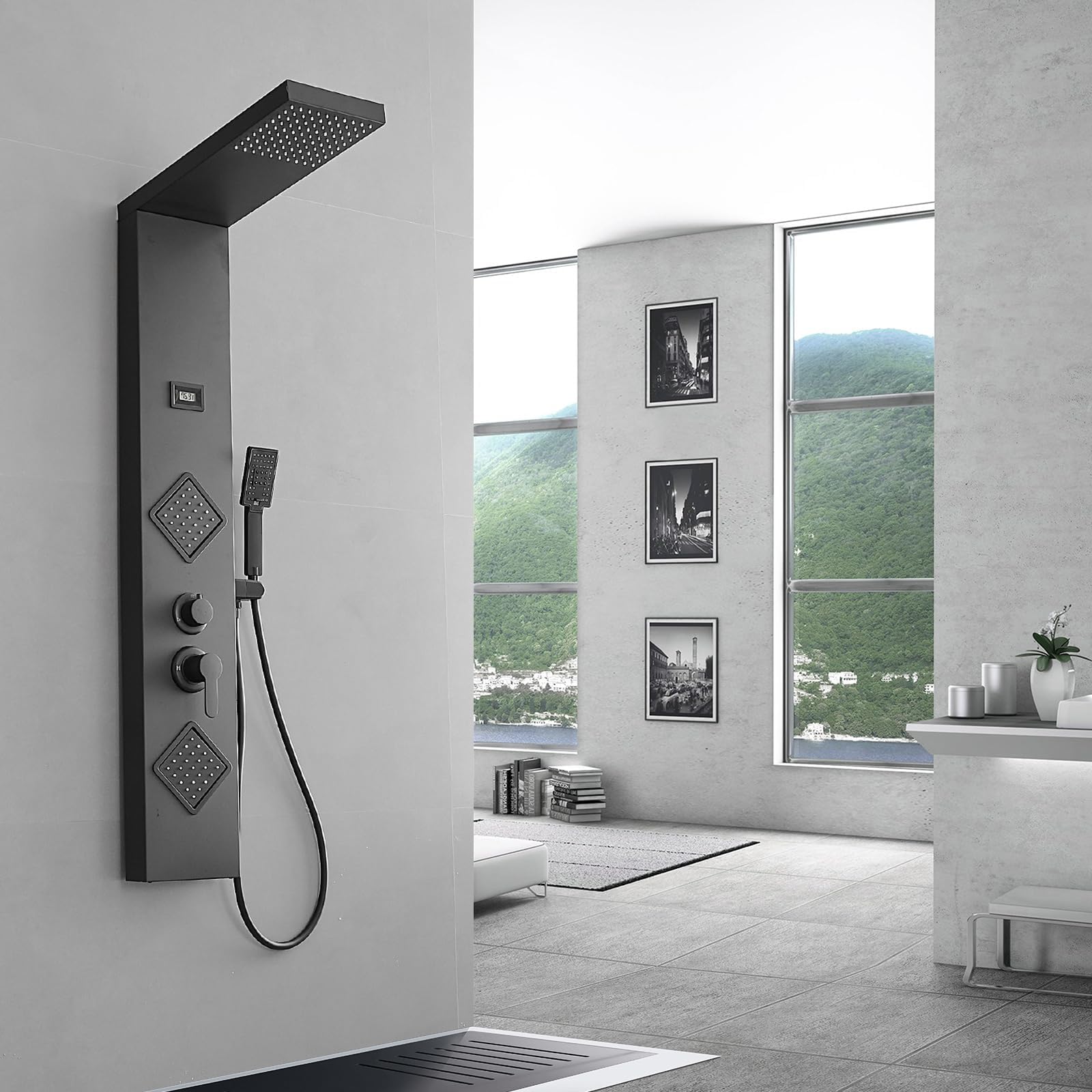 Eurotrend-US Shower Panel Tower System - Modern Shower Column with ...