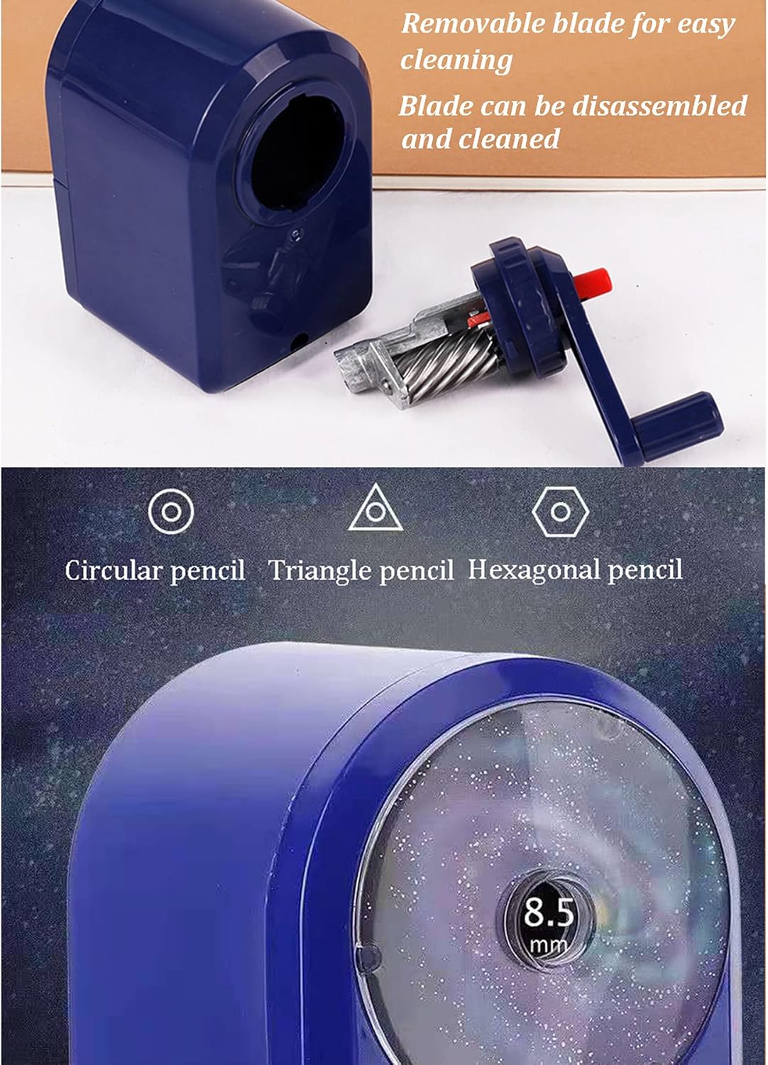 Manual Pencil Sharpener, Adjustable Point for Drawing, Sketching ...