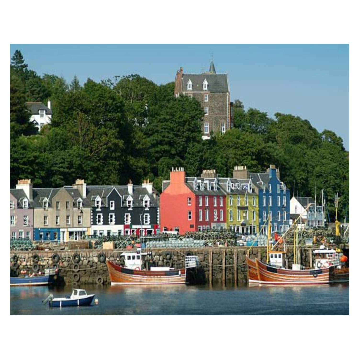 Paint By Numbers Tobermory Isle Of Mull Picturesque Village Stock ...