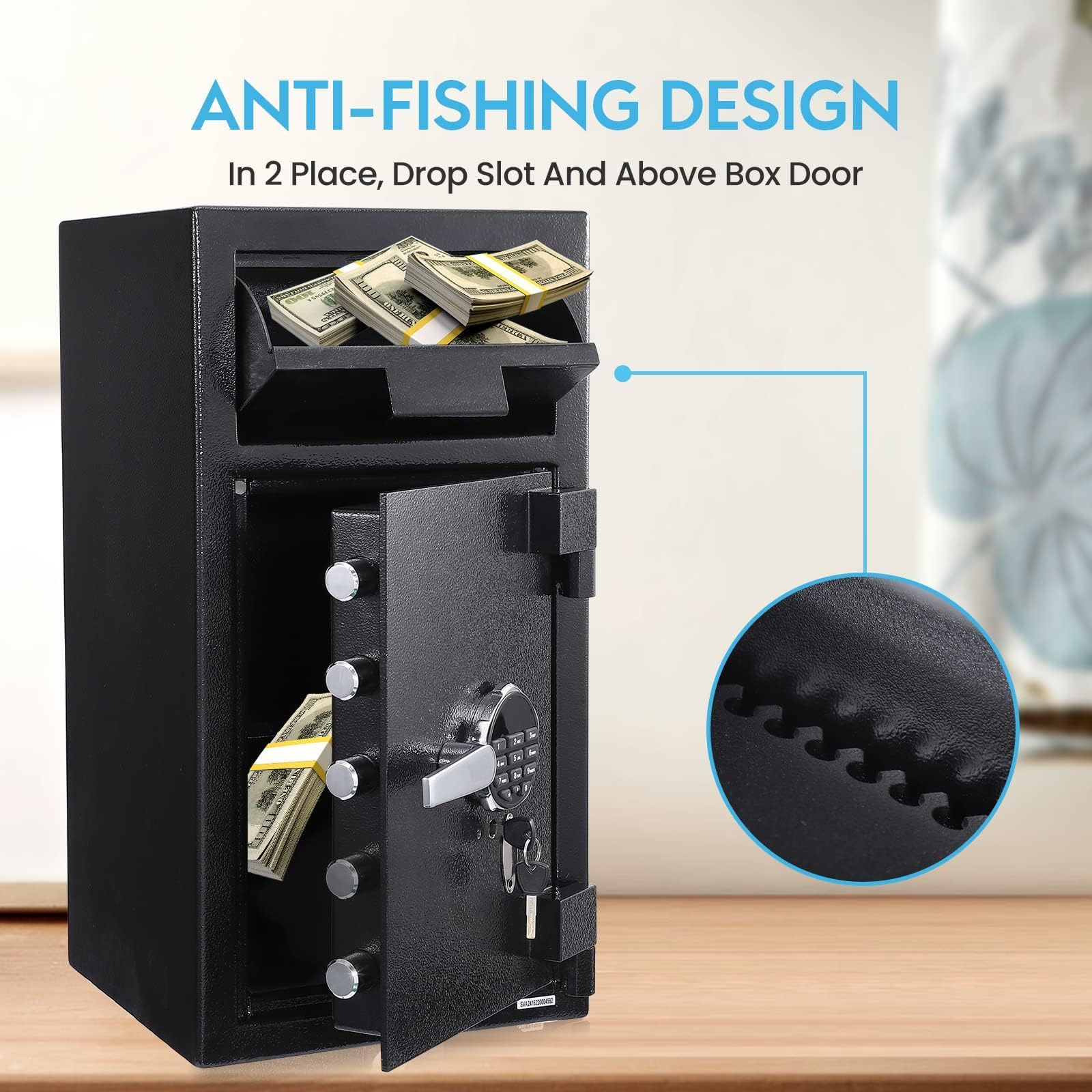 KOKEBREN 3.5 Cu Ft Heavy Duty Digital With Keypad - Business Depository ...