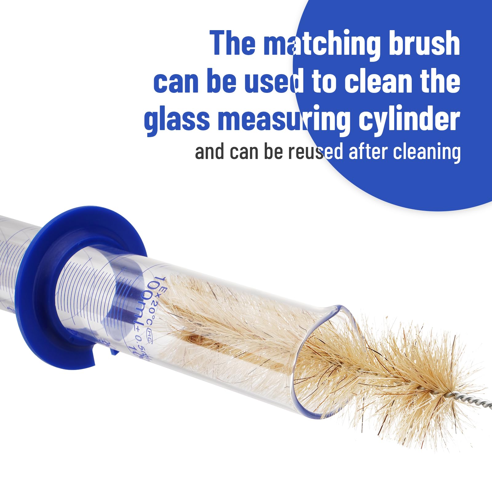 Snapklik.com : Creahub 5 Pcs Graduated Cylinder 100ml Measuring ...