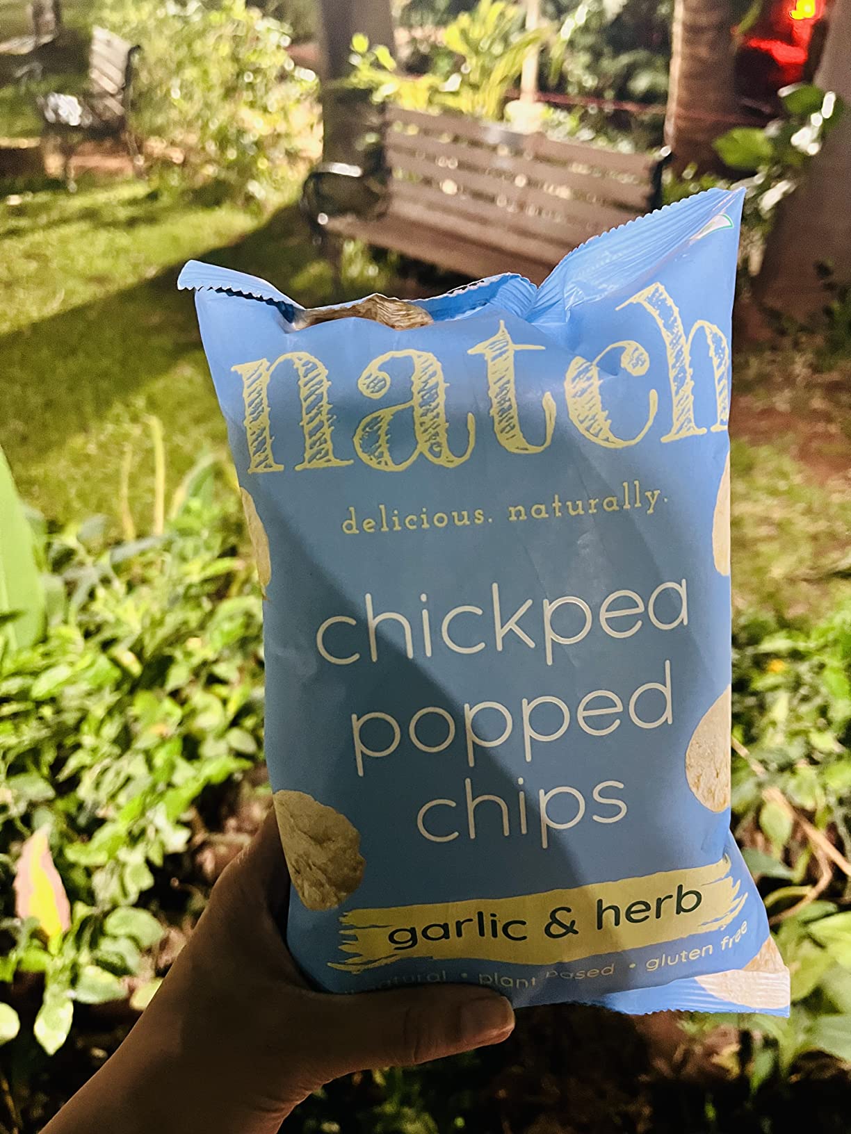Natch Chickpea Popped Chips, Never Fried, Low Calorie, 100% All Natural ...