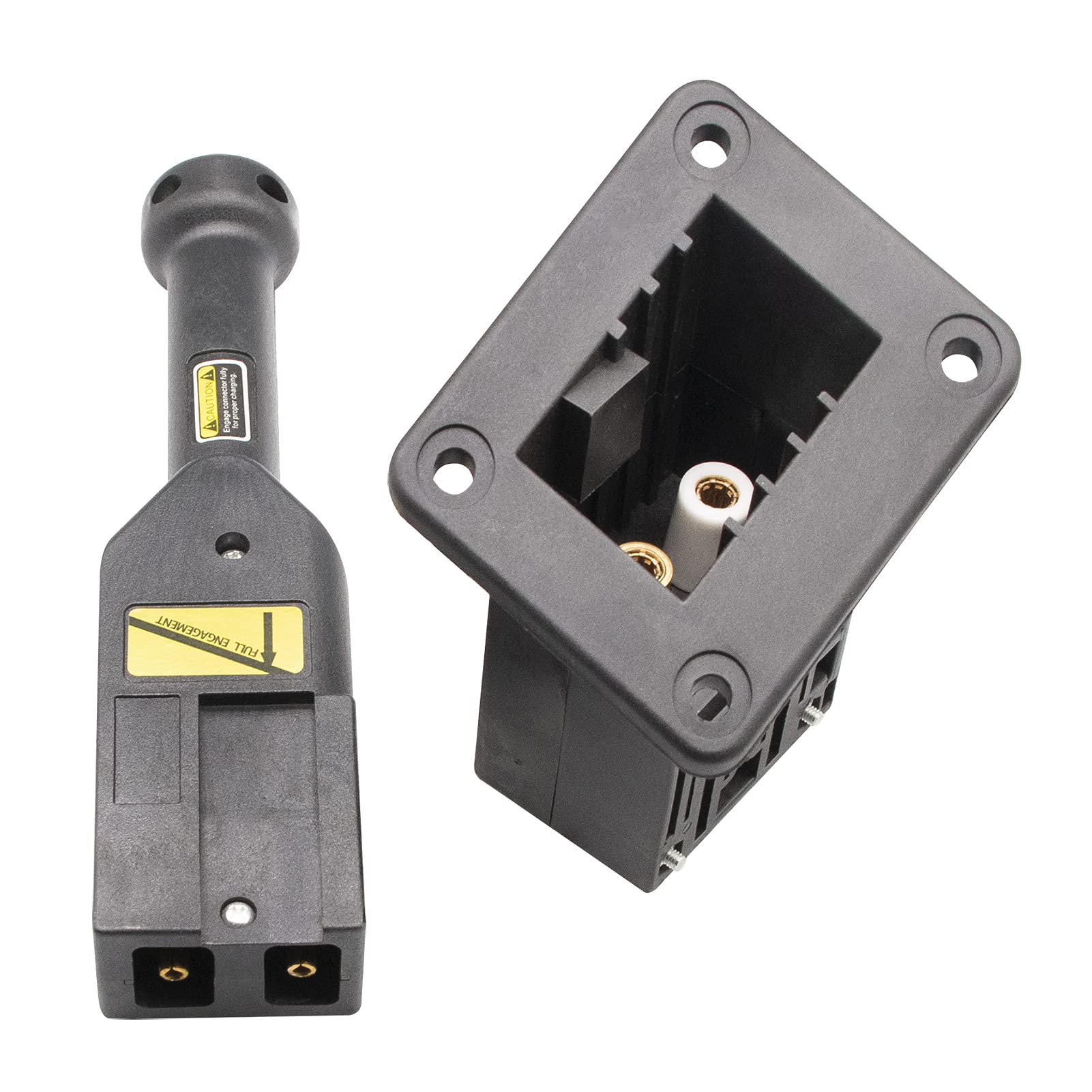 Snapklik.com : EZGO Rectangular Style 48V PowerWise Charger Receptacle ...