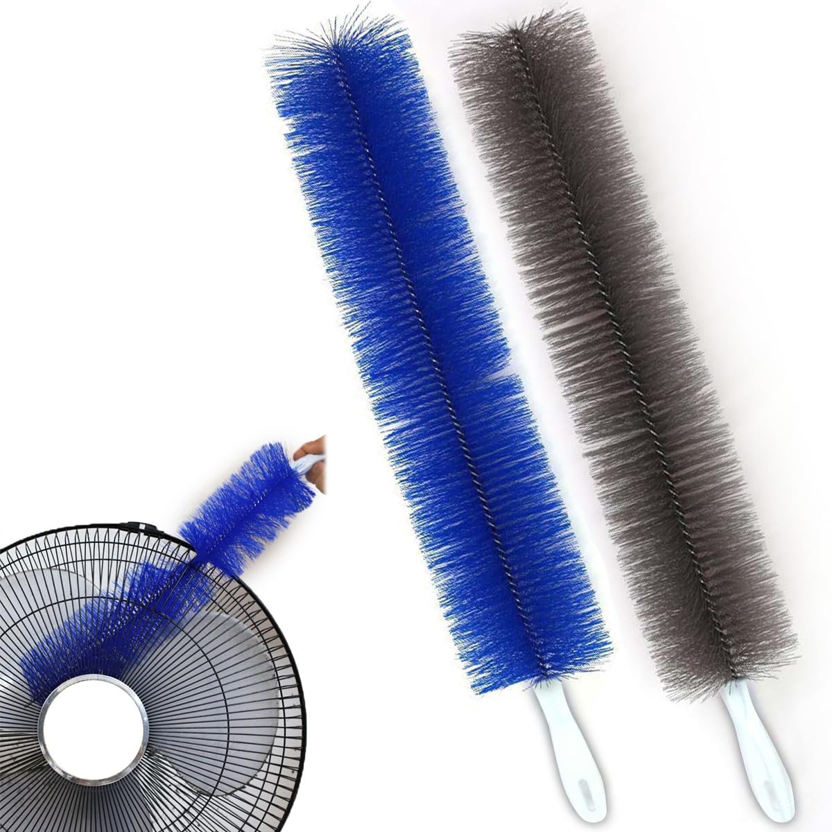 Amazon.com: Flexible Fan Dusting Brush, Bendable Fan Cleaner Dust Brush ...