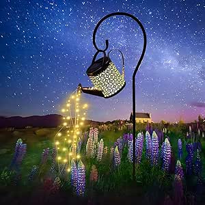 Salandens Luces Solares para Exterior jardín, Regadera con Luces Solar ...