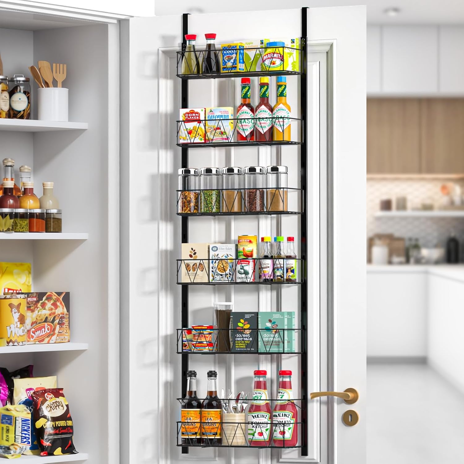 Amazon.com: YONGECK Over The Door Pantry Organizer, Pantry Organizers ...