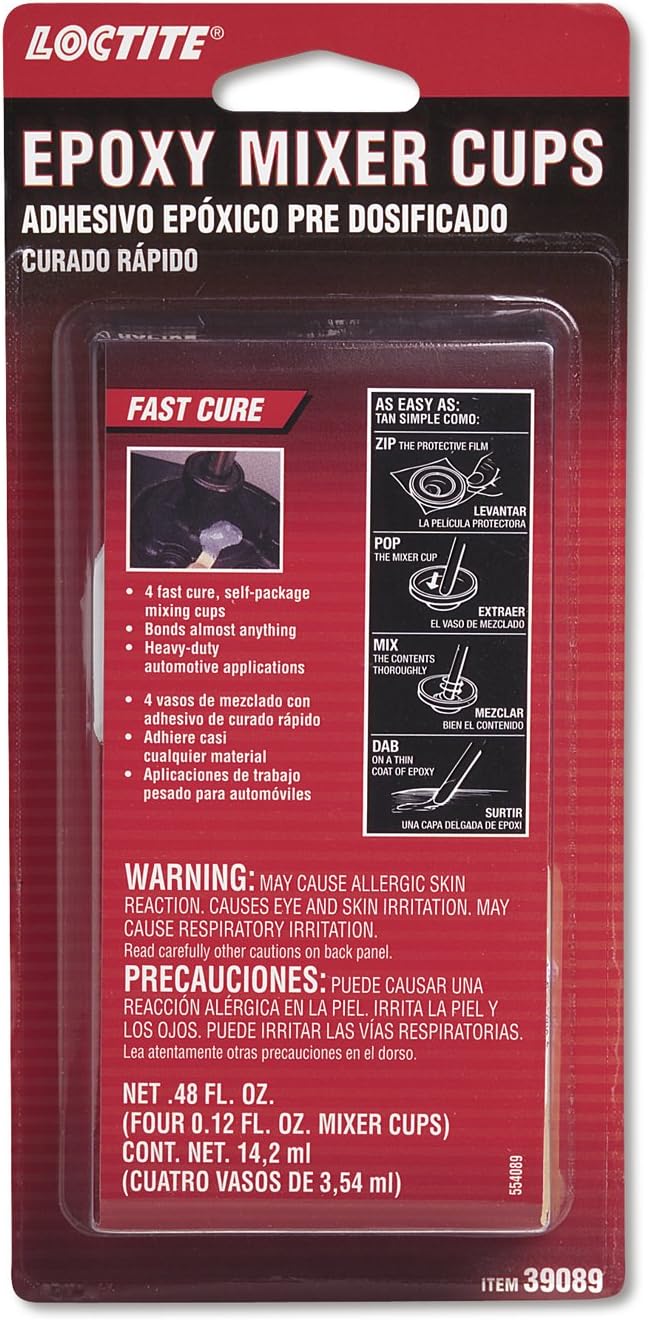 Amazon.com: Loctite 631723 Fast Cure Epoxy Mixer Cup : Automotive