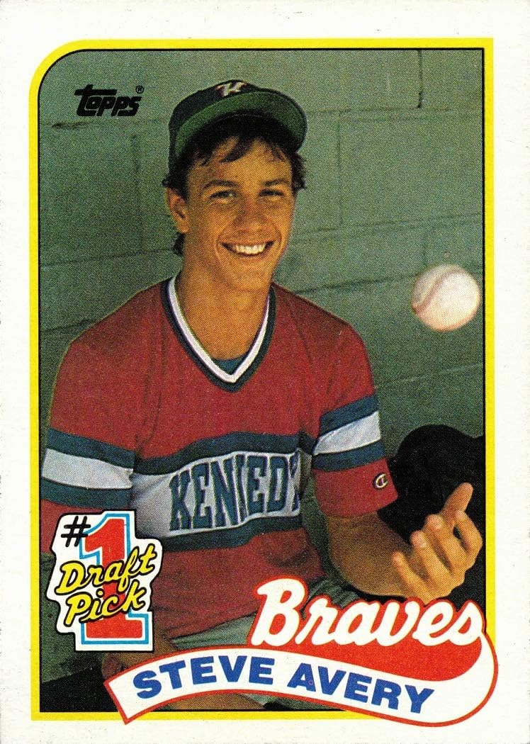 Amazon.com: 1989 Topps Baseball #784 Steve Avery Rookie Card ...