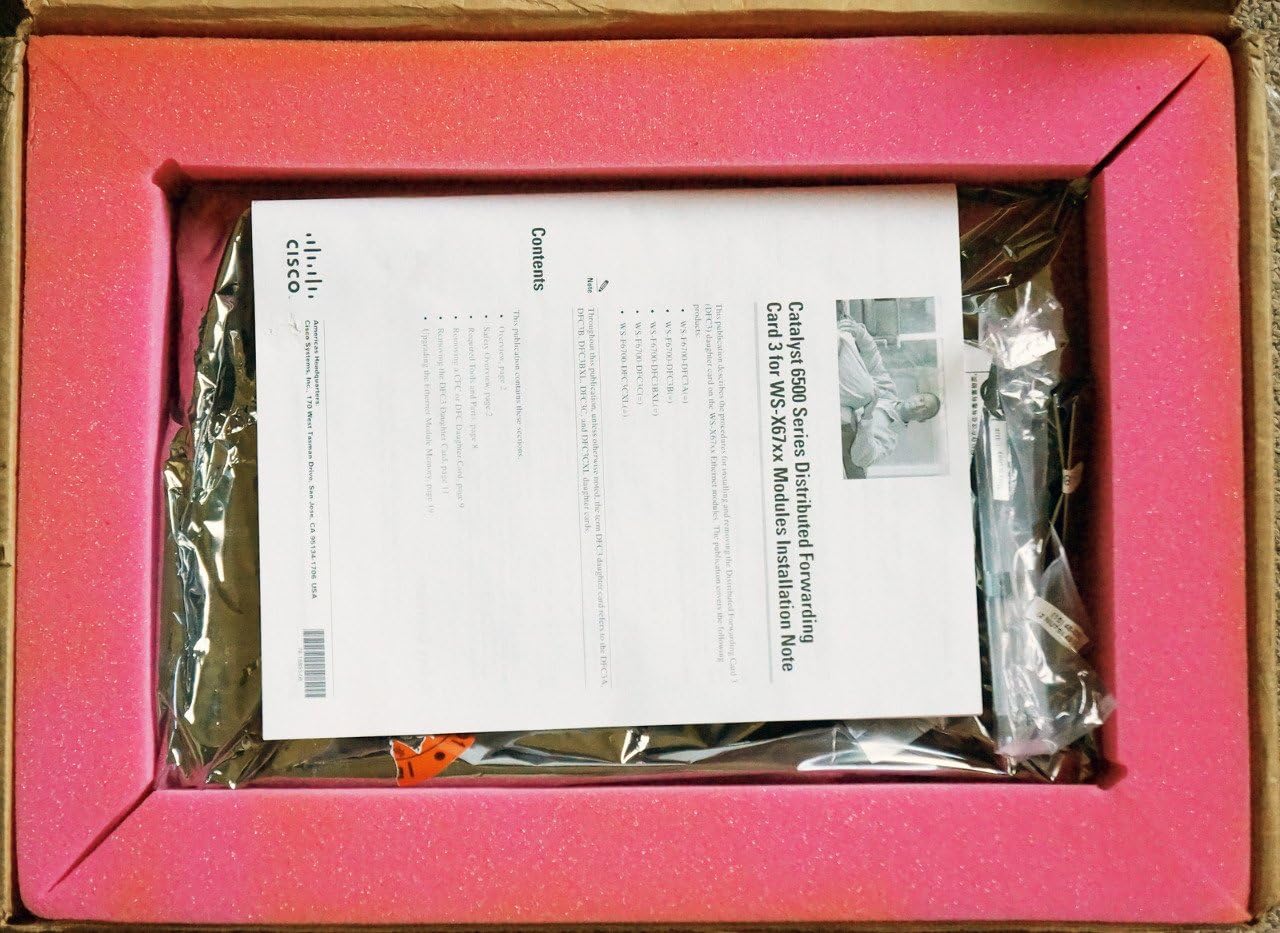 Amazon.com: Cisco WS-F6700-DFC3BXL Distributed Forwarding Card ...