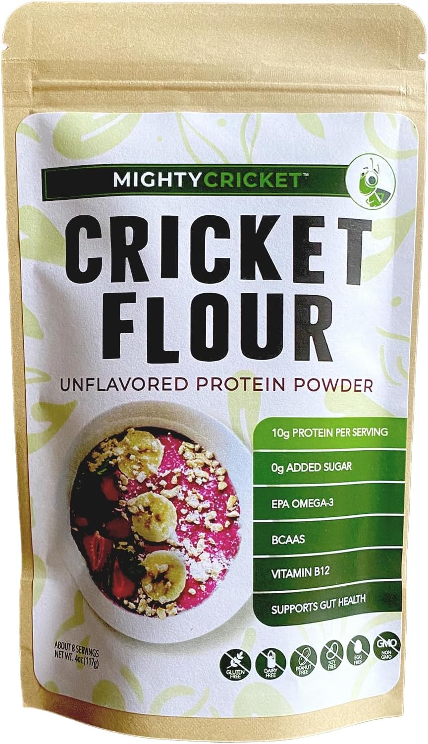 Amazon.com: Mighty Cricket 100% Pure Cricket Protein Powder - Gluten ...