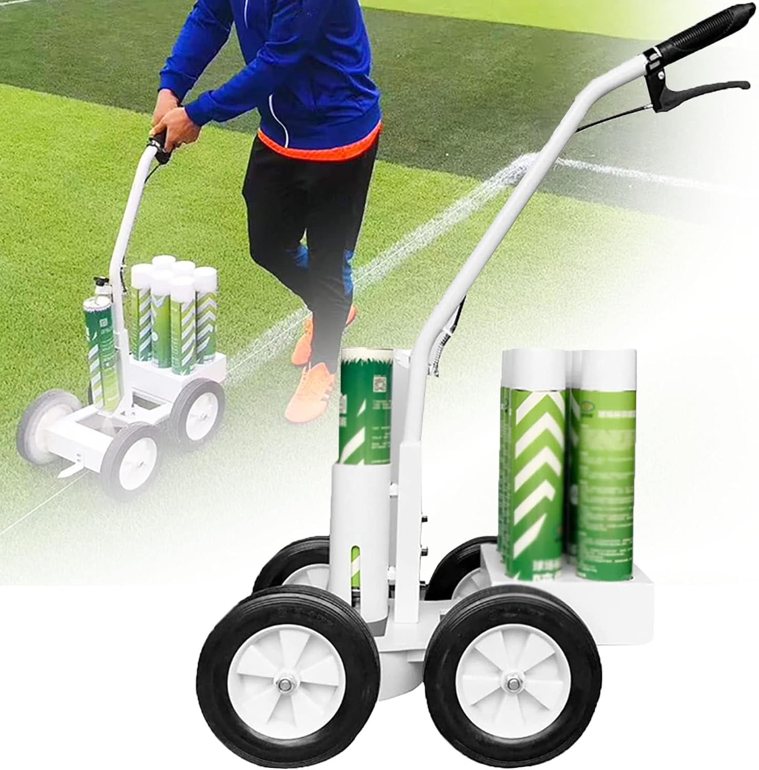 UPIKIT Hand-push Lane Marking Applicator, Wheel Transfer Line Marking ...