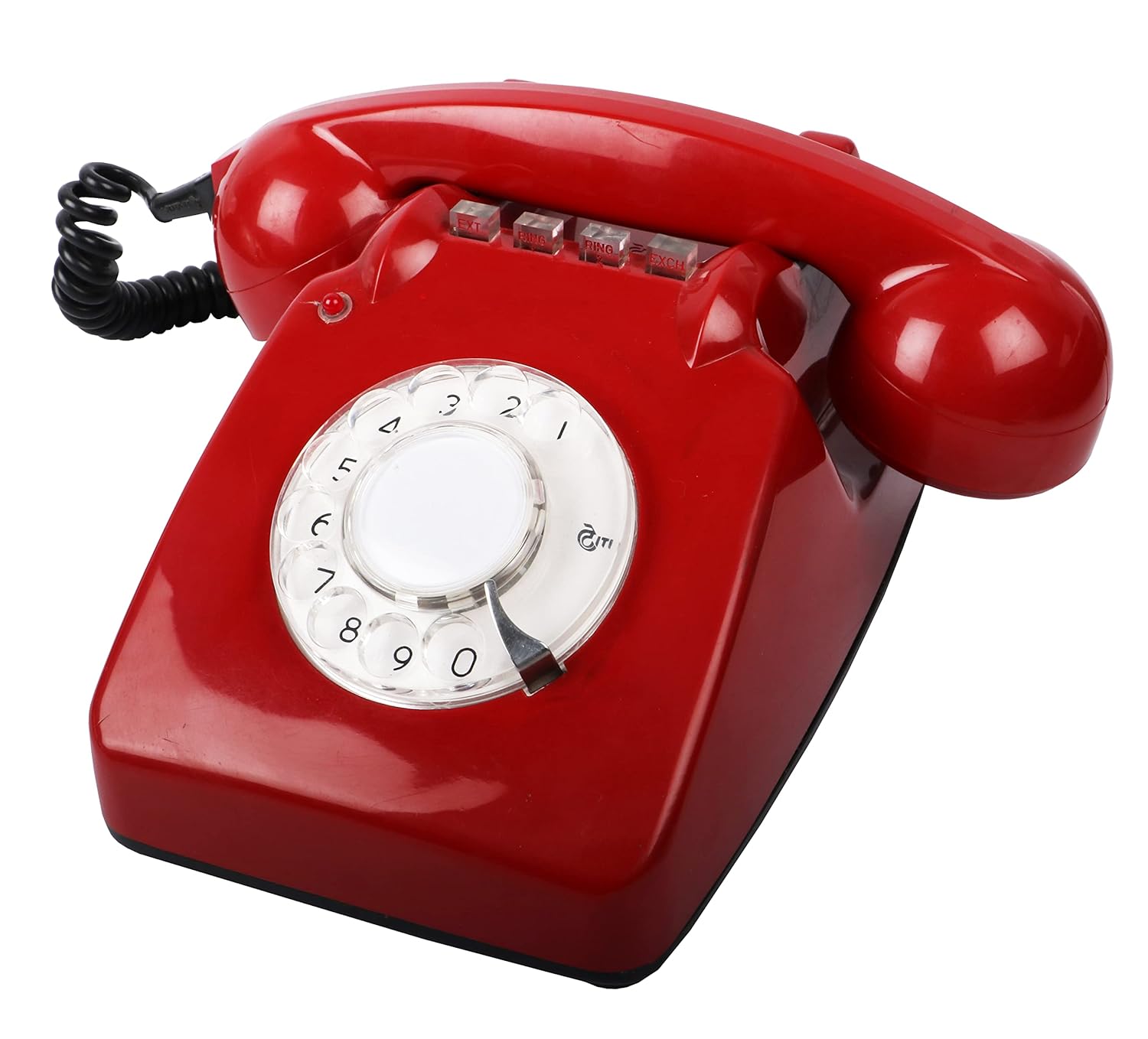 Antique Corded Telephone 1980's ITI Rotary Round Dial Telephone/Working ...