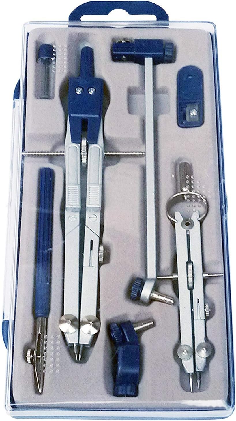 Amazon.com : Set of 5, Stainless Steel Circle Drawing Compasses ...