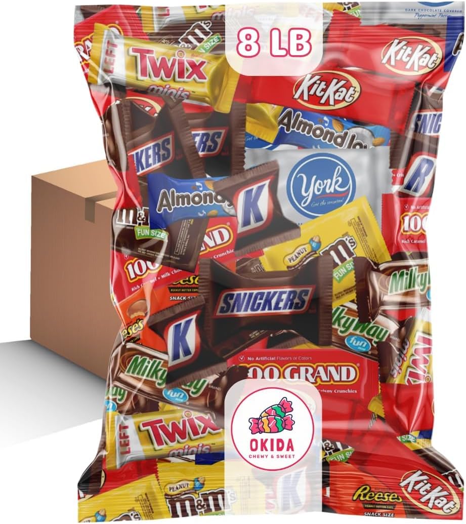 Amazon.com : Assorted Chocolate Variety Pack - Individually Wrapped ...