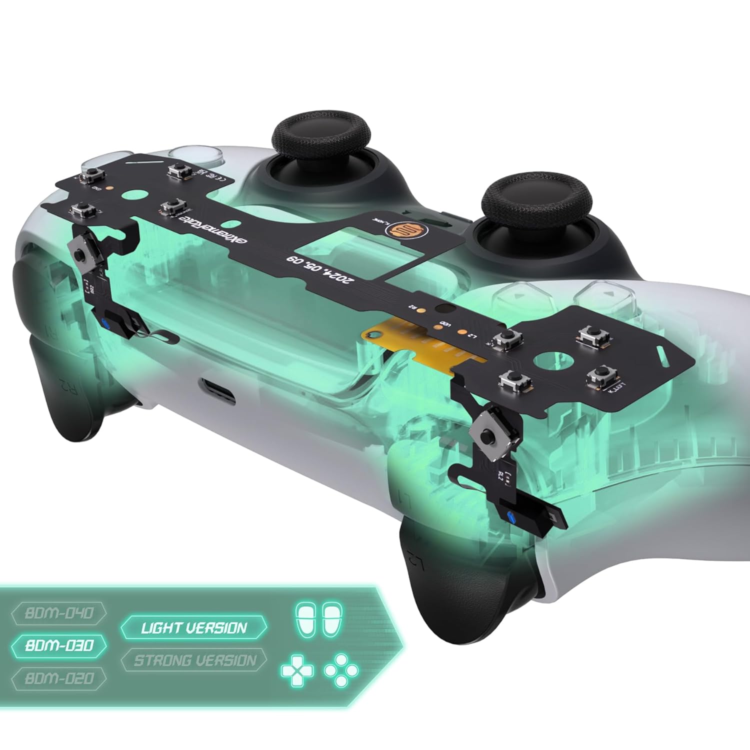 Amazon.com: eXtremeRate Light Version Whole Clicky Kit for PS5 ...