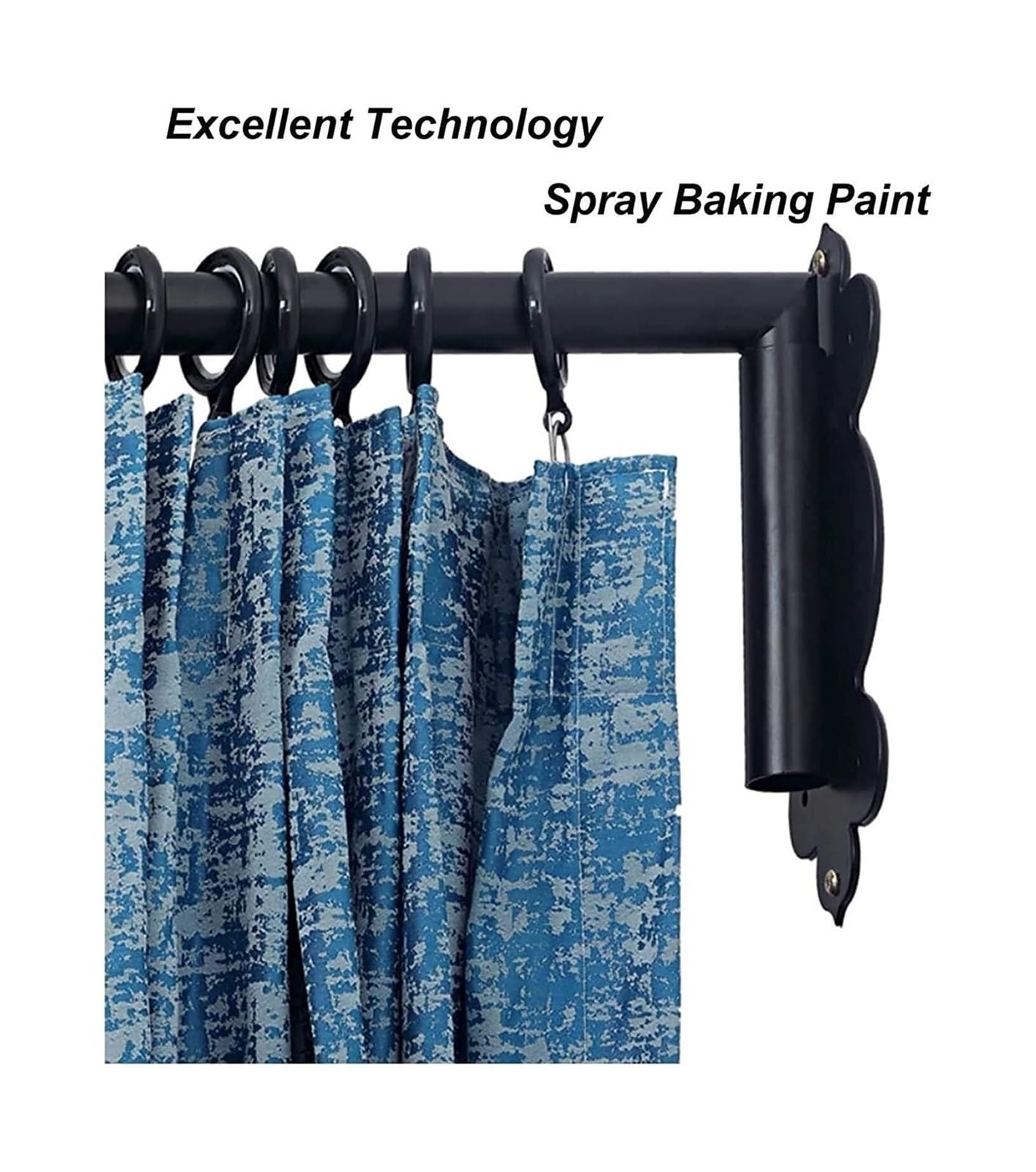 Swing Arm Curtain Rods Vintage Decorative Ornate Swing Arm Curtain Rod