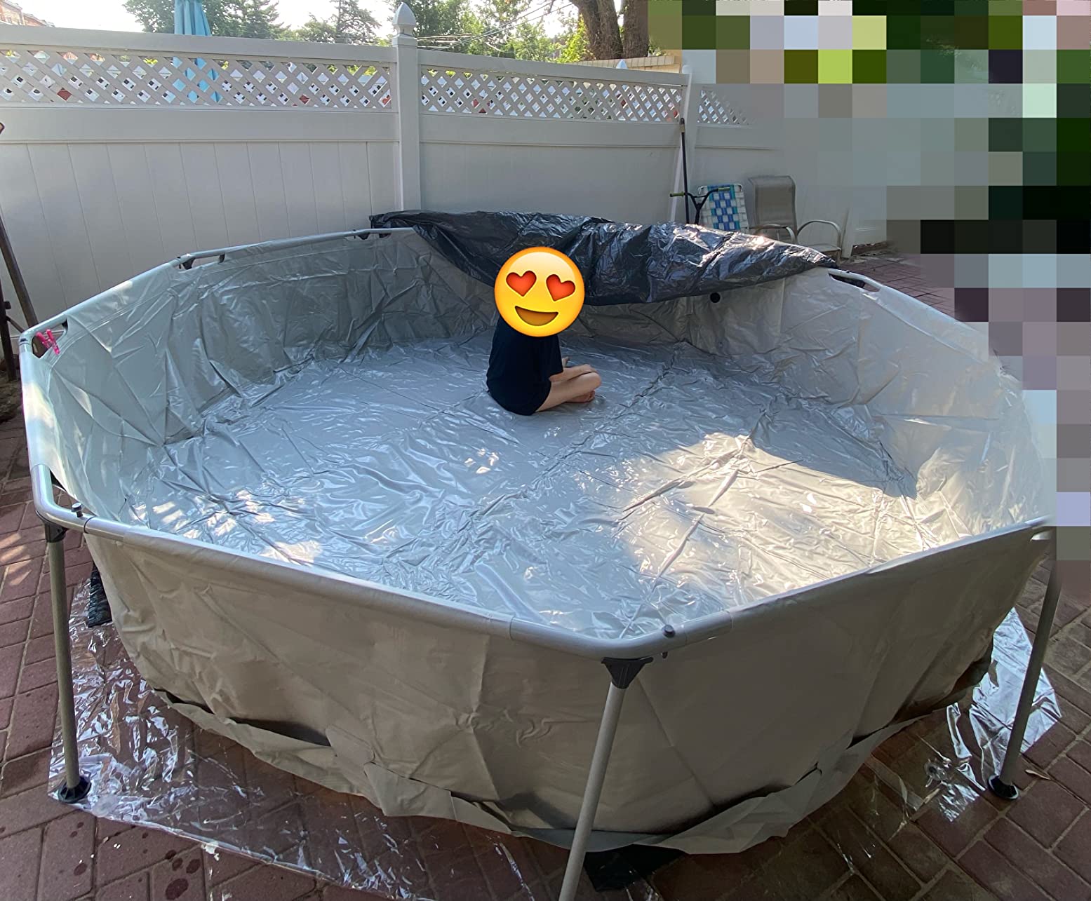 $33/mo - Finance Goplus Above Ground Swimming Pool, 12ft x 12ft x ...