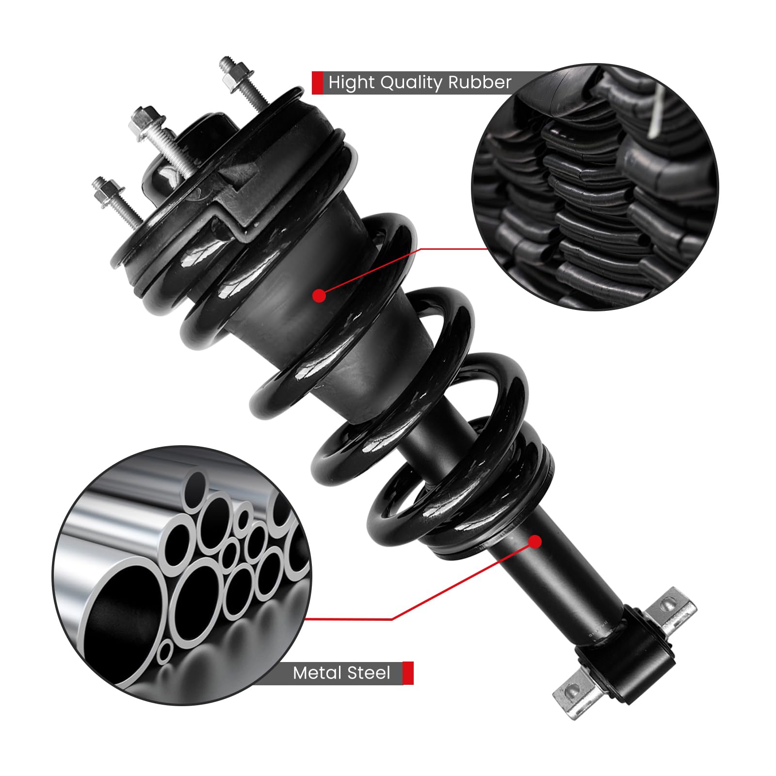 VIGOR Front Air Shock Absorber Compatible with 2007-2014 Cadillac ...