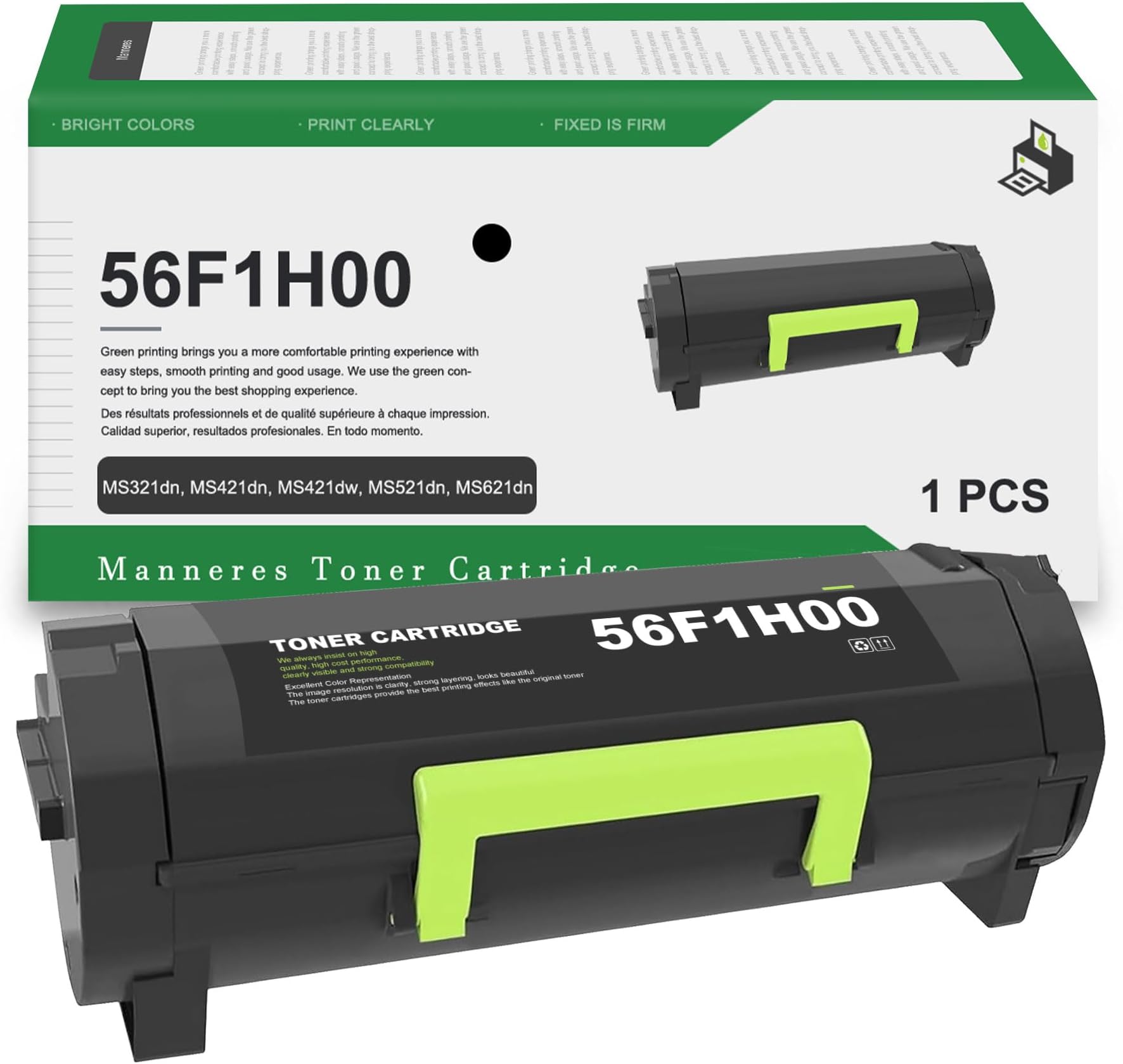 Amazon.com: Lexmark-56F1H00 Unison Toner Cartridge - Black - TAA ...