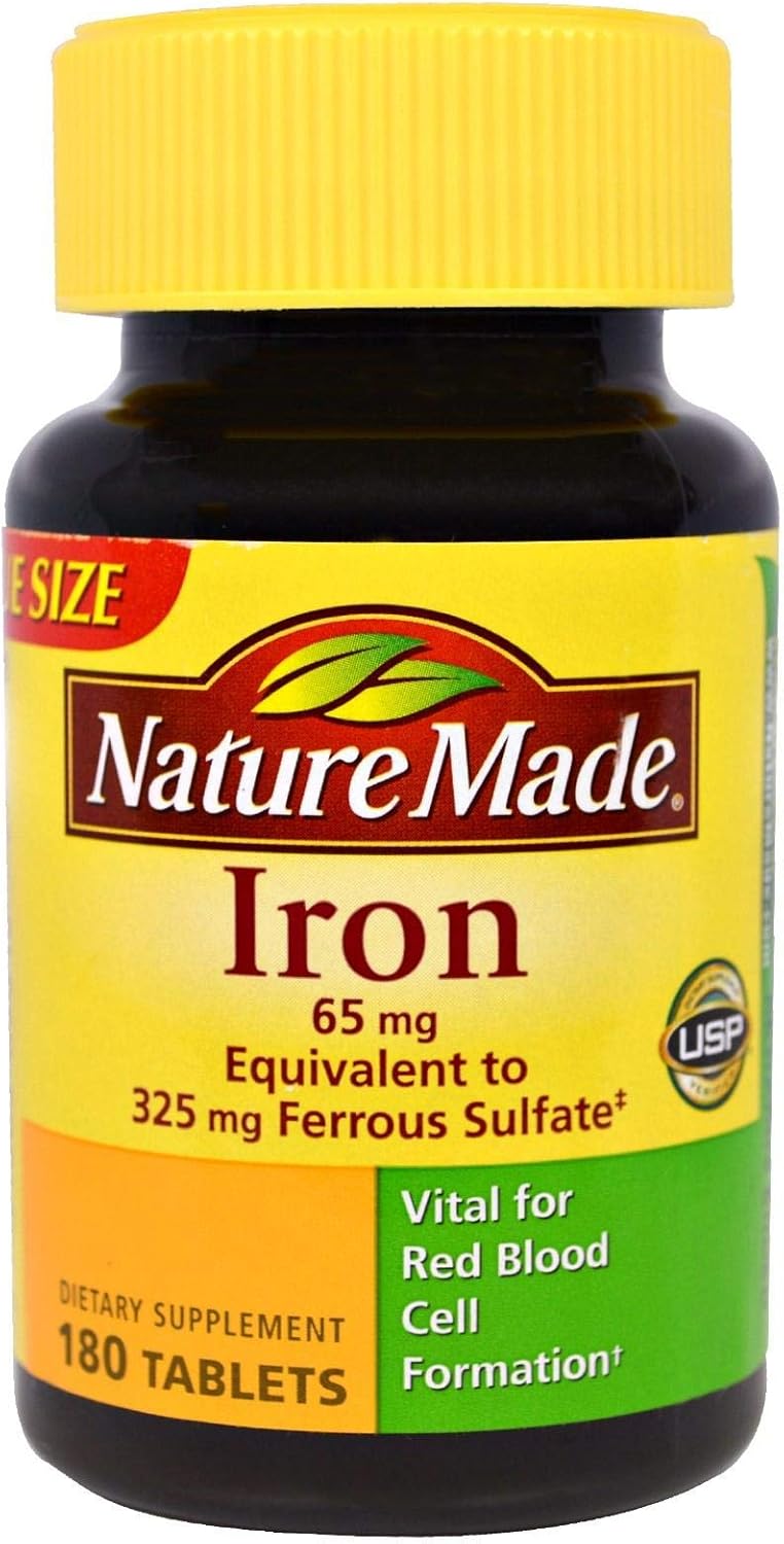 Amazon.com: Nature Made Iron, 65mg, Tablets by Naruekrit : Health ...