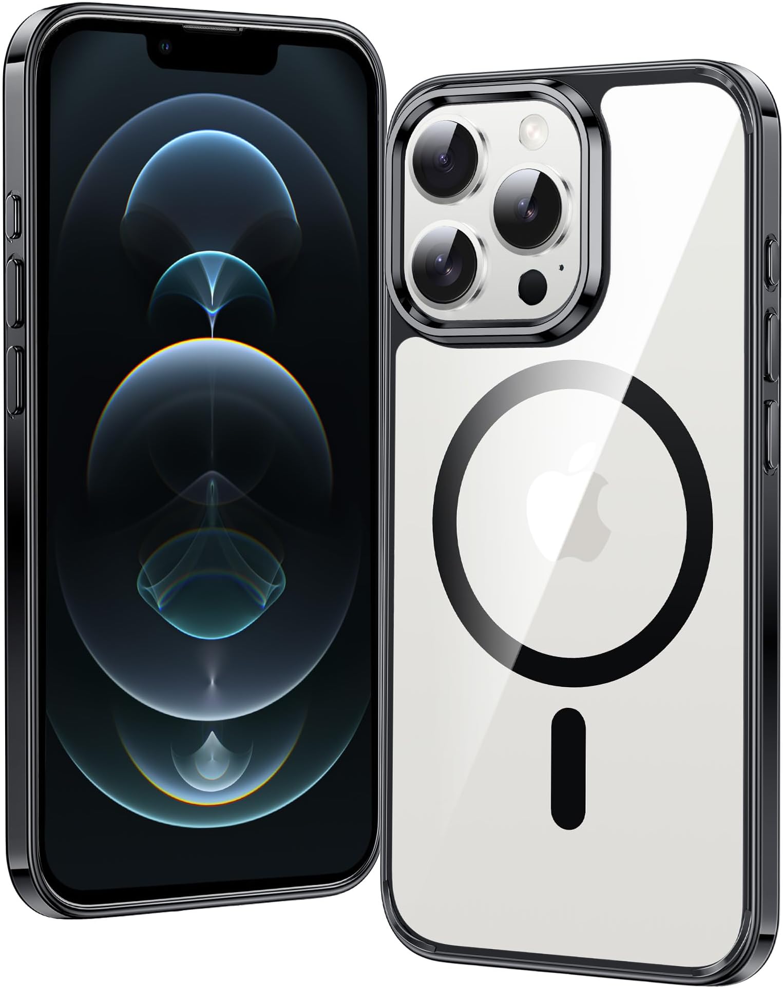 Amazon.com: FNTCASE for iPhone 12 Pro-Max Case: Strong Magnetic Anti ...