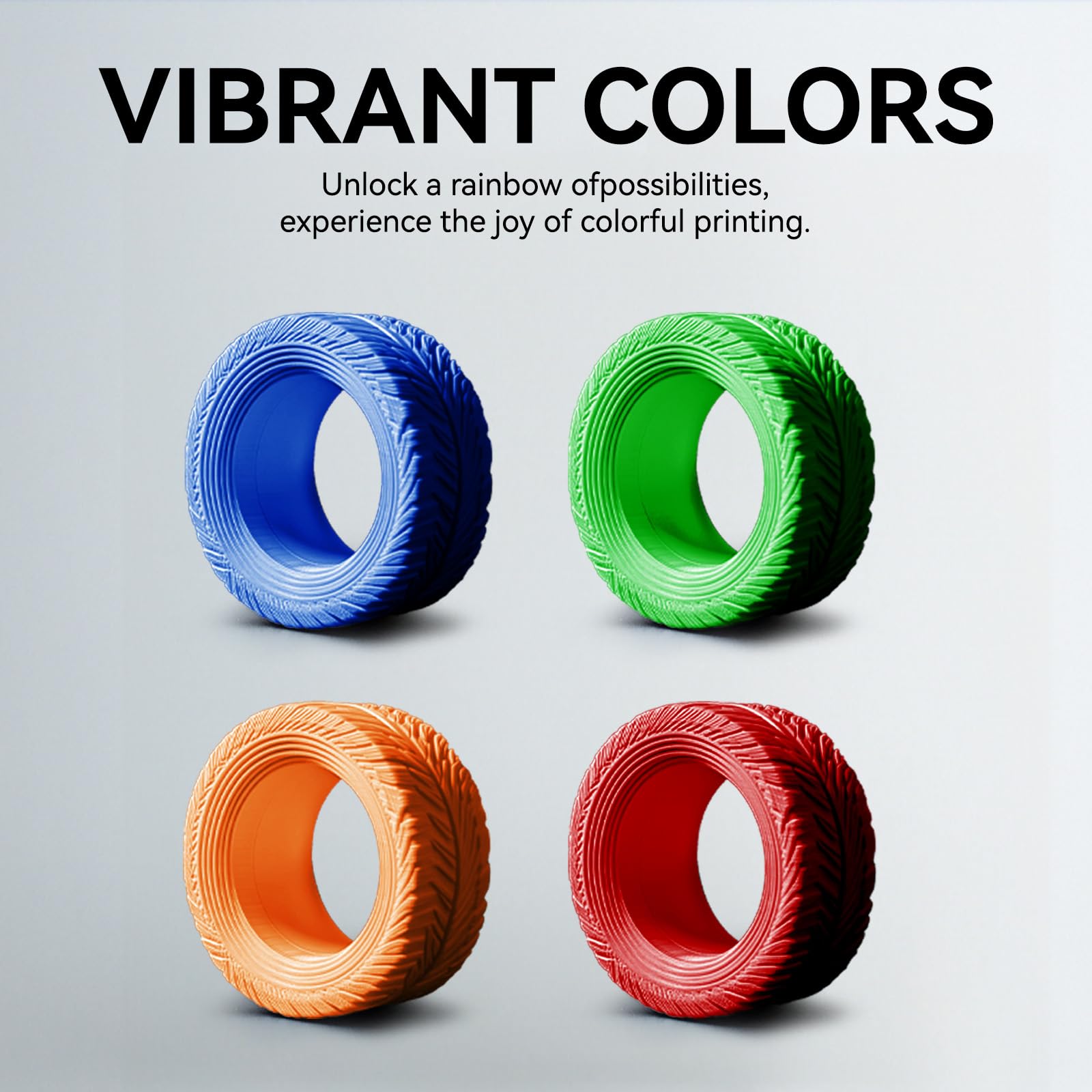 Snapklik.com : TPU 3D Printer Filament Bundle, 95A Flexible Soft TPU ...