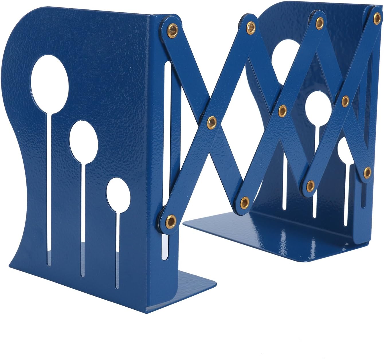 Amazon.com: Homend Bookends Metal Iron Adjustable Books Holder Stand ...