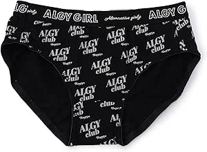 Amazon.co.jp: 2025春【ALGY/アルジー】ALGY CLUB総柄ロゴショーツ 下着(XS（135-145） ブラック（BK）) : ファッション