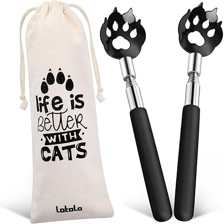 Amazon.com: Funny Basswood Cat Back Scratcher - 19" : Health & Household