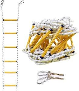 STARMS Escape Rope Ladder, Fire Escape Ladder Emergency Rescue Safety ...