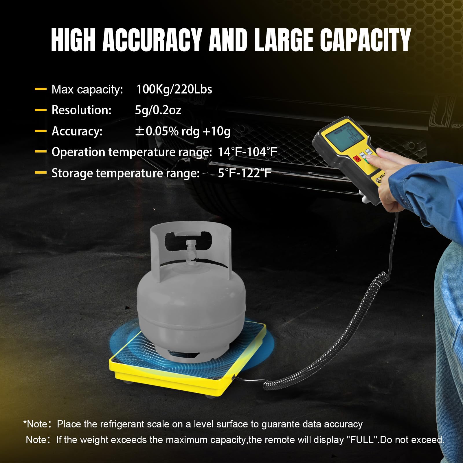 Snapklik.com : Refrigerant Scale 220 LBS HVAC Freon Scale Ultra-Large ...