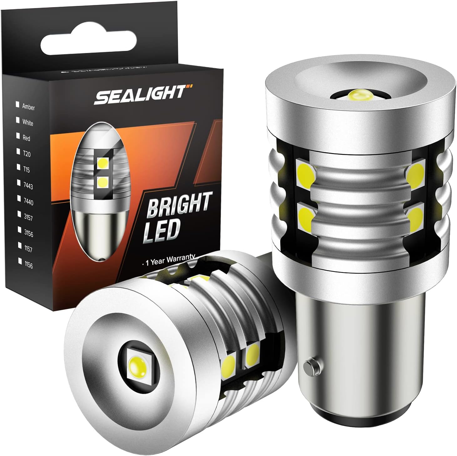 Amazon.com: AUXLIGHT 2057 1157 2357 7528 2057A 1157A LED Bulbs Xenon ...