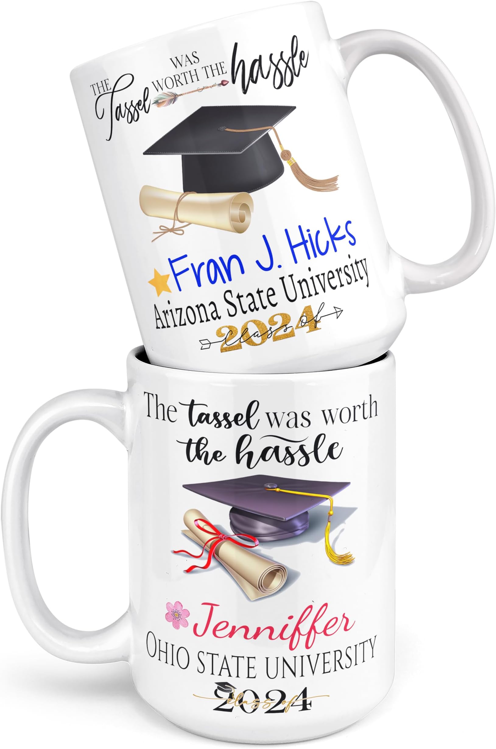 Amazon.com: Onebttl Graduation Gifts 2024 - Graduation Cap Mug as ...