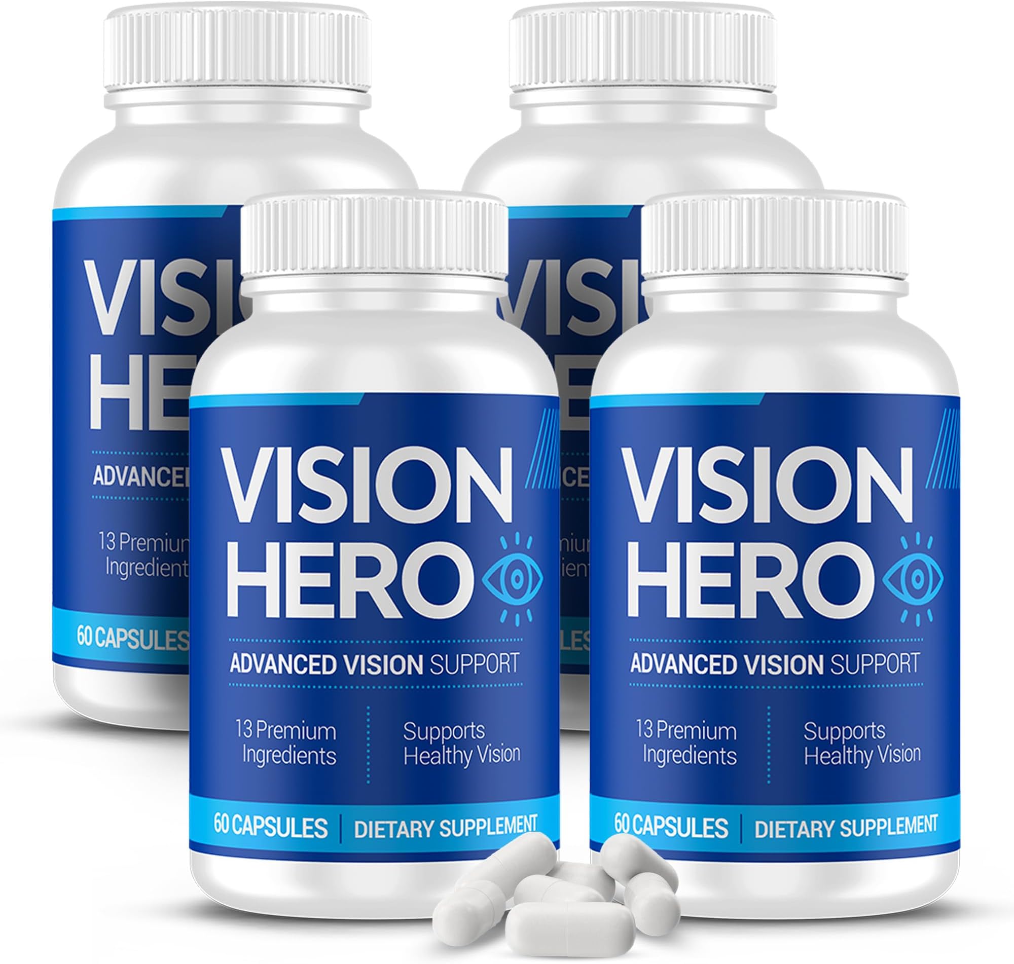 Amazon.com: Vision Hero Advanced Vision Support, Eyes Supplements - 60 ...