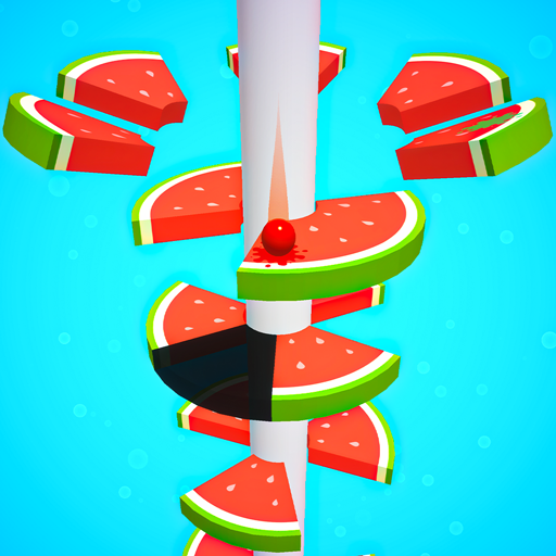 Helix Fruit Tower Smash Sprial Ball Maze - Bouncing Ball Breaker 3D ...