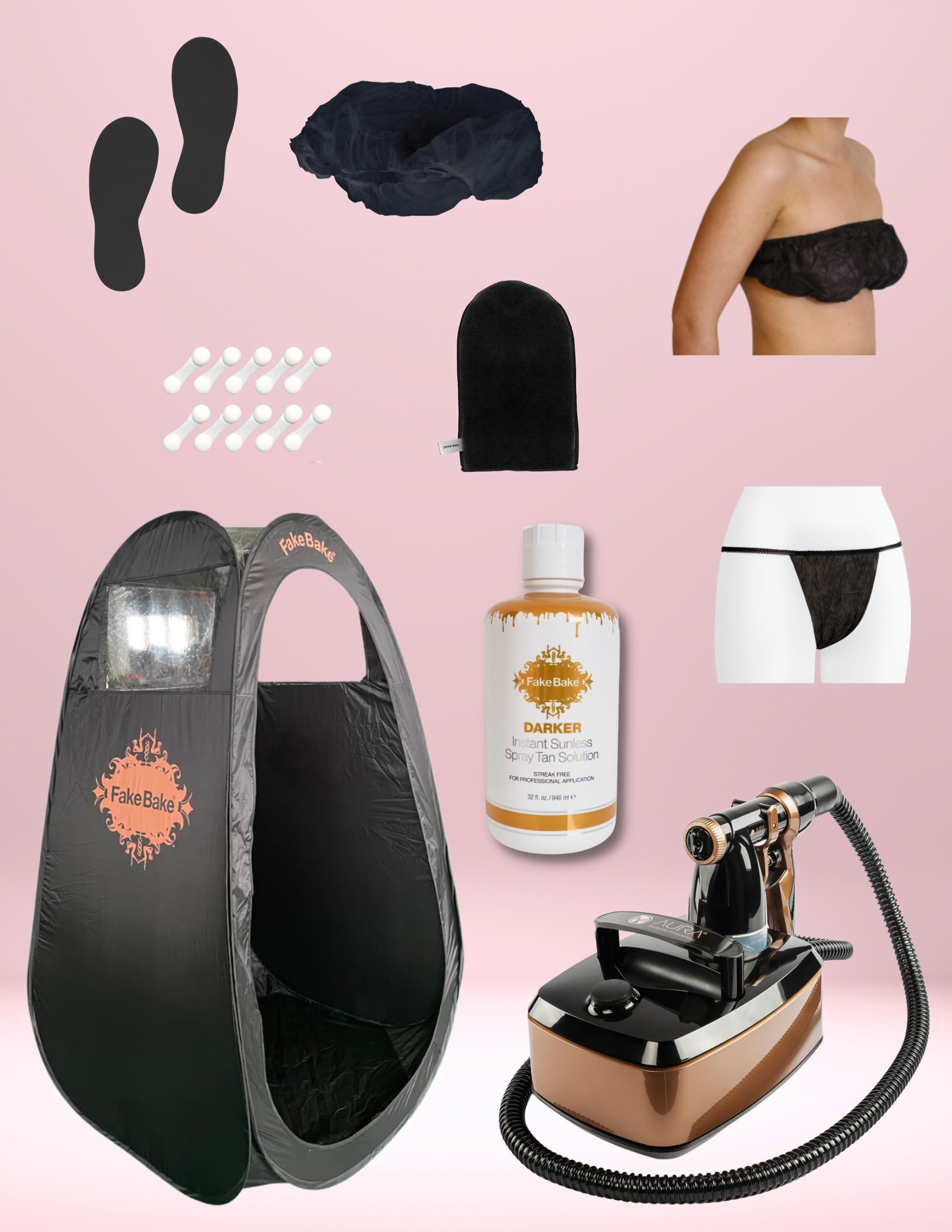 Amazon.com: Fake Bake Professional Allure Xena Airbrush Sunless Spray Tan System with Compressor ...