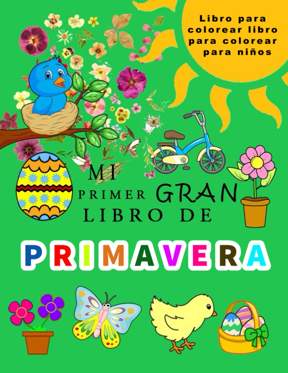 Mi Primer Gran Libro De Primavera Para Colorear Para Ninos | Desertcart ...