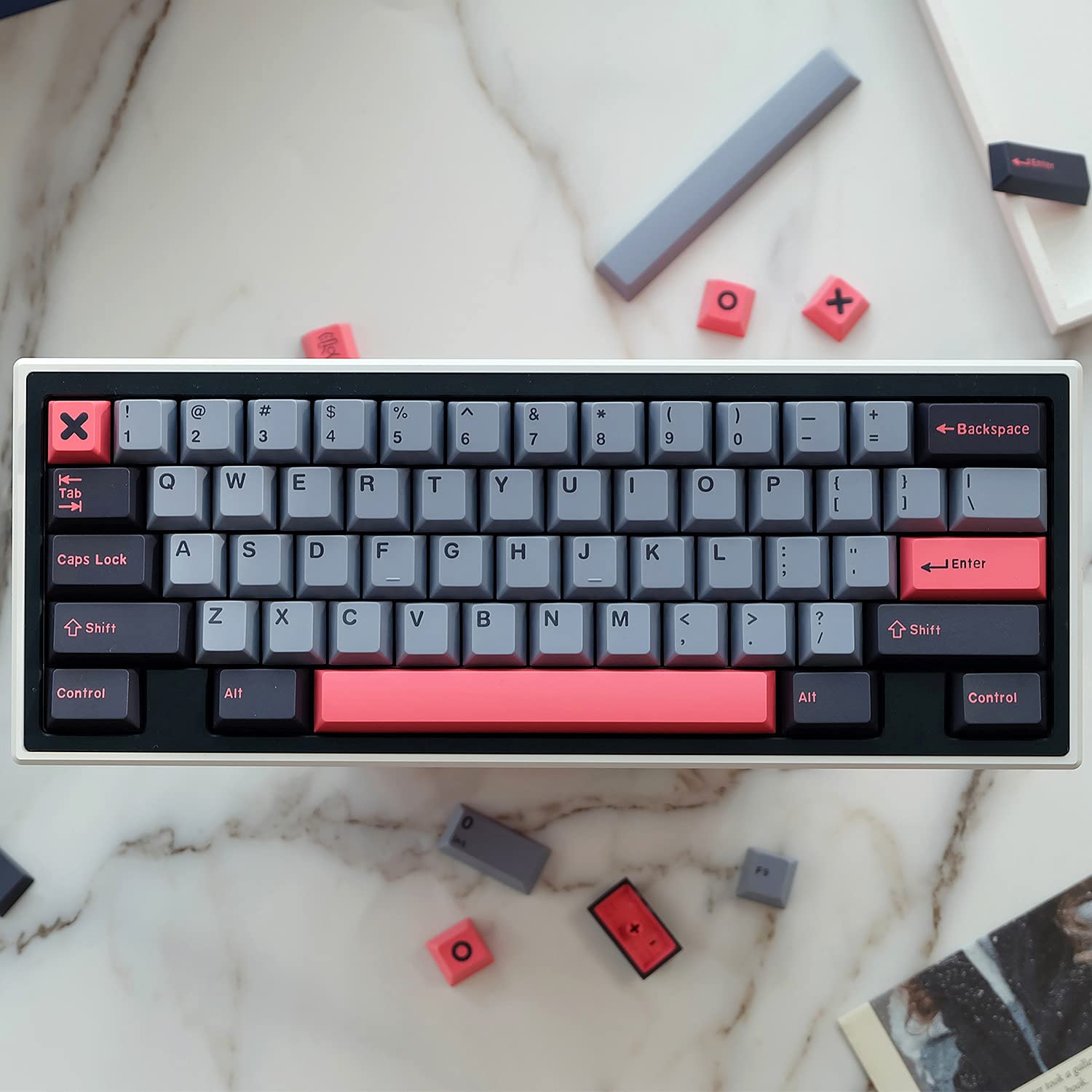 Buy Vanilla.Z 8008 Keycaps 171 Keys ABS Double Cherry Profile Thick ABS ...