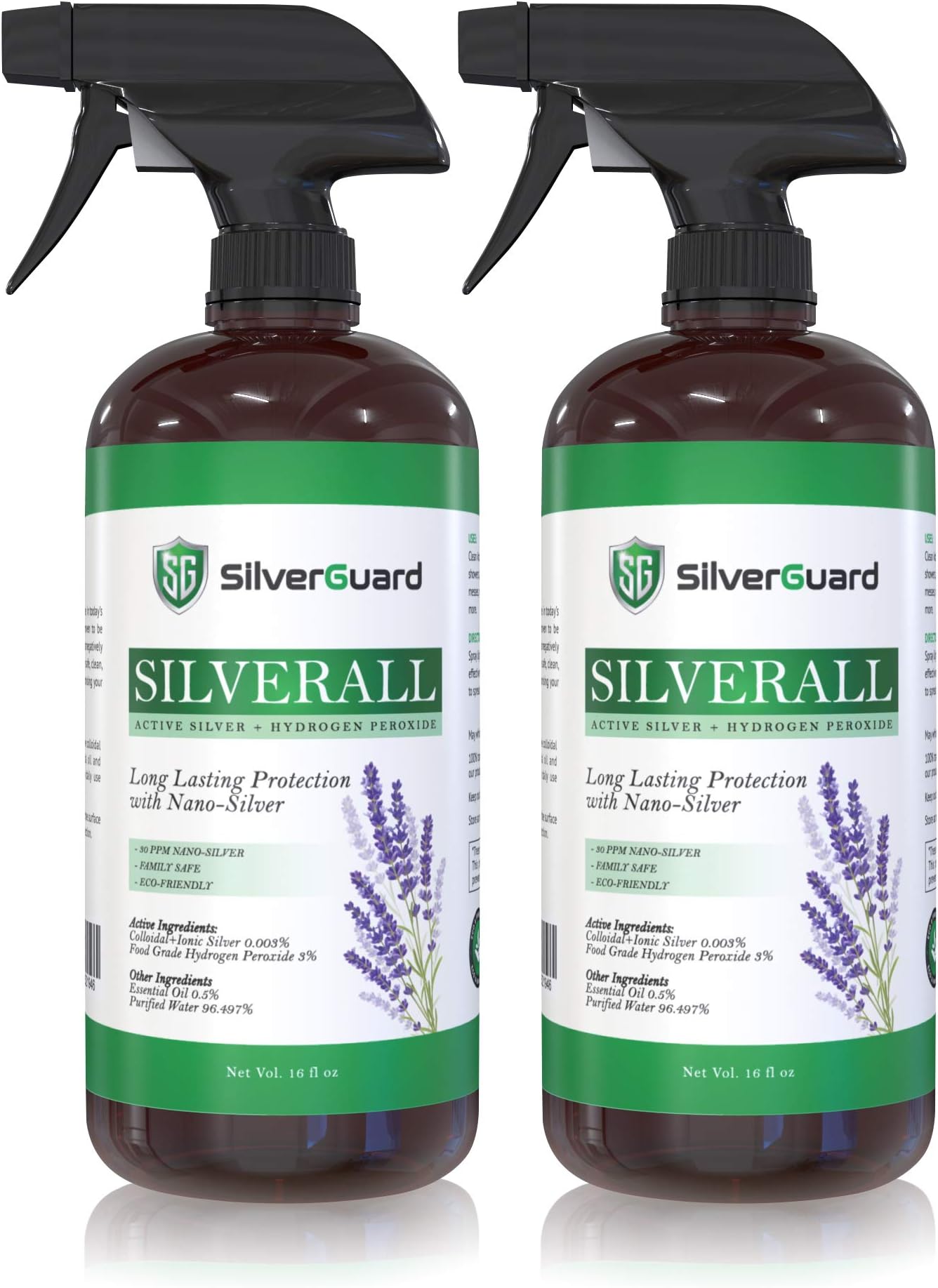 Amazon.com: SilverGuard SilverAll Enhanced Hydrogen Peroxide Cleaner ...
