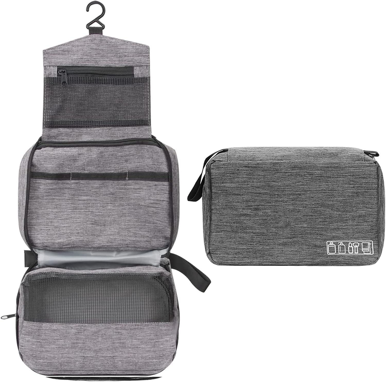 Amazon.com: Big Hippo Toiletry Bag, Hanging Travel Toiletry Bag for Men ...