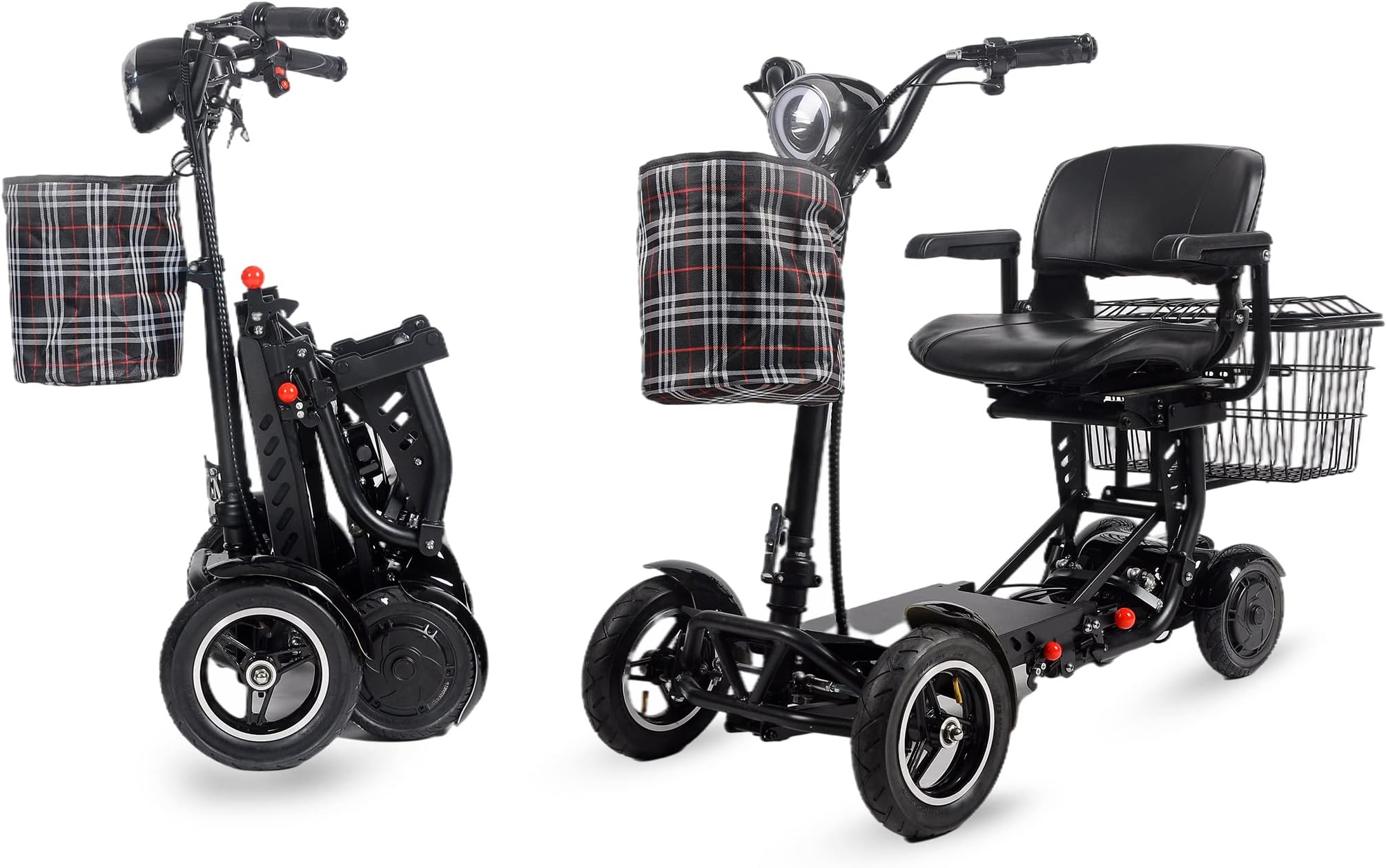Amazon.com: All Terrain 4 Wheel Foldable Mobility Scooter for Seniors ...