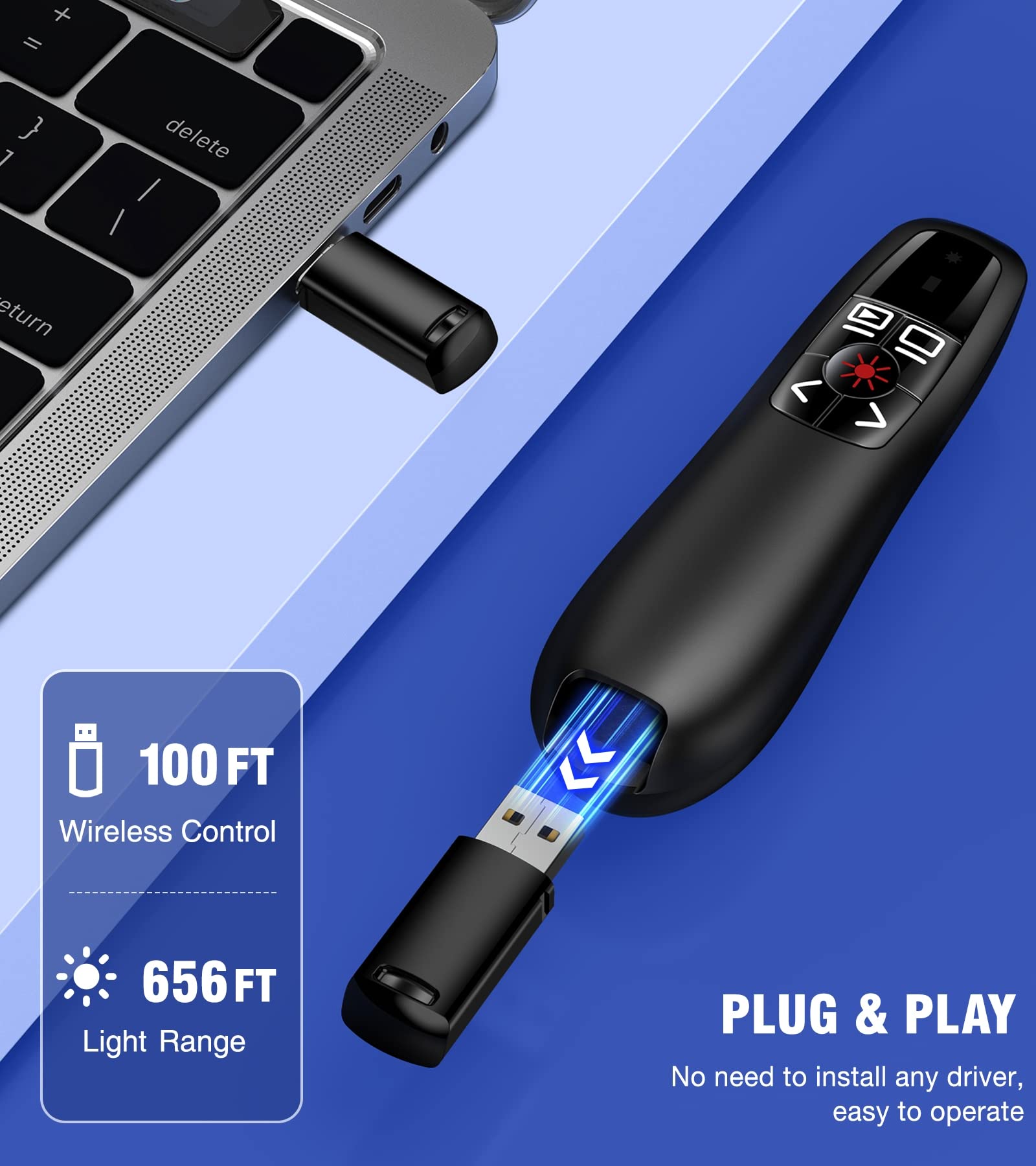 Snapklik.com : Wireless Presenter Remote Clicker For Powerpoint ...