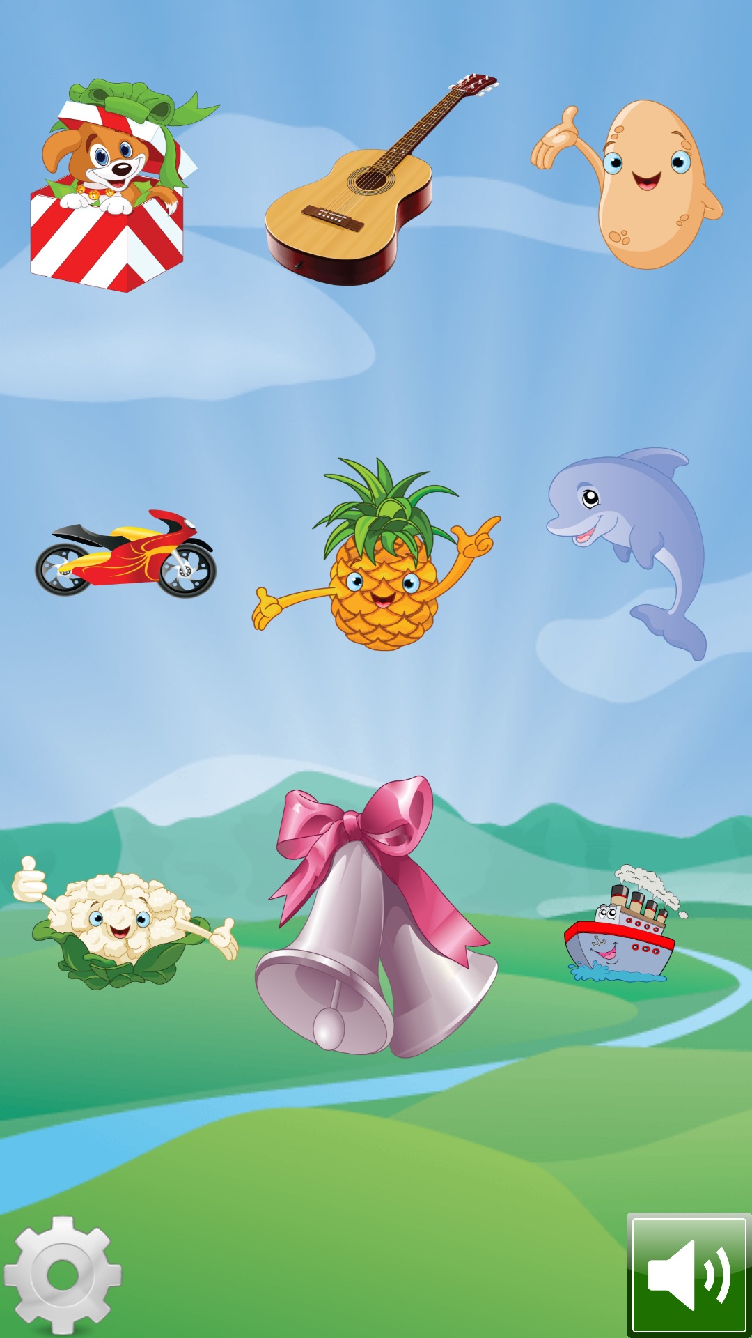 First Words for kids Fun and Educational Word Learning Game for ...