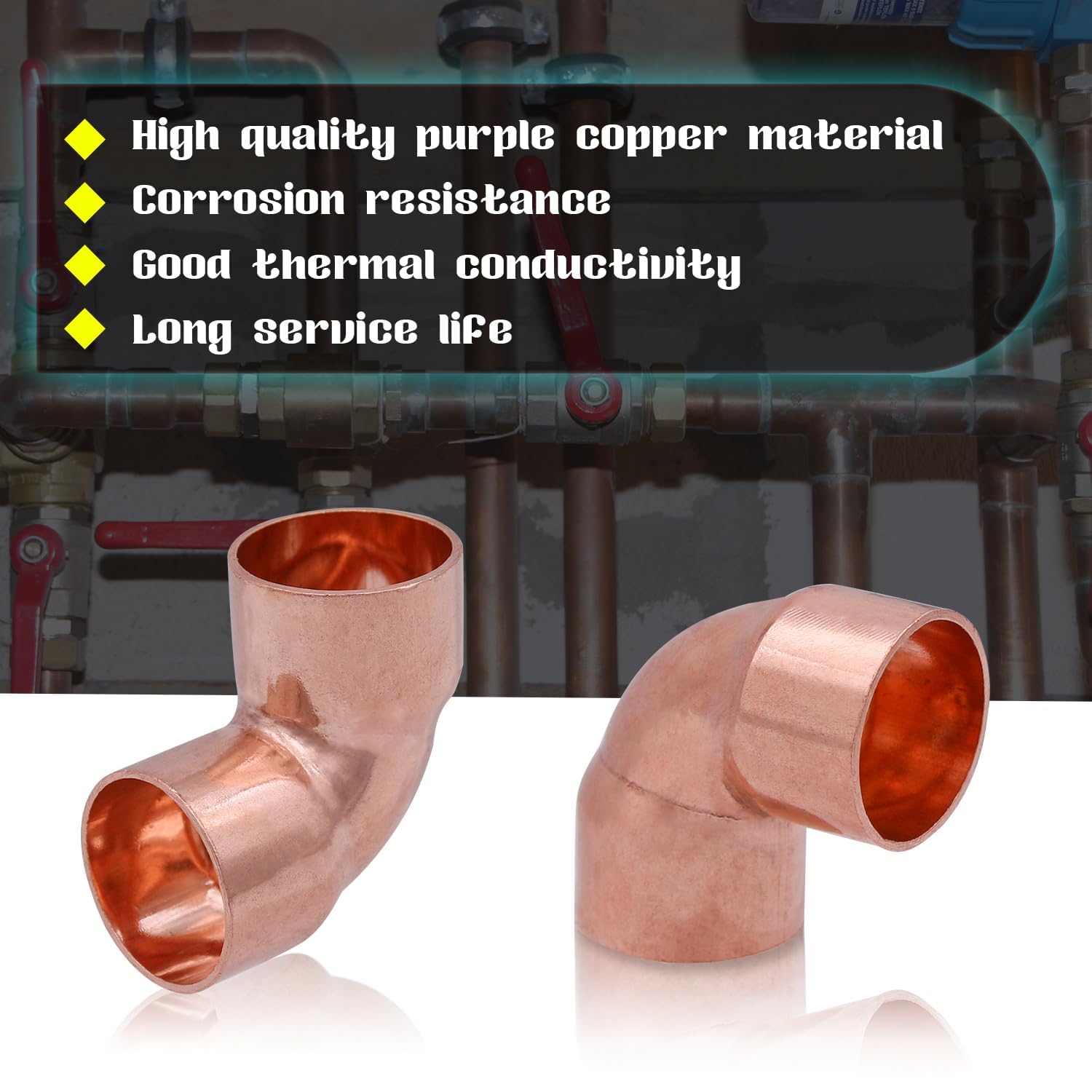 Snapklik.com : YTKavq 5/8" Copper Elbow90 Degree Copper Fitting Welding ...