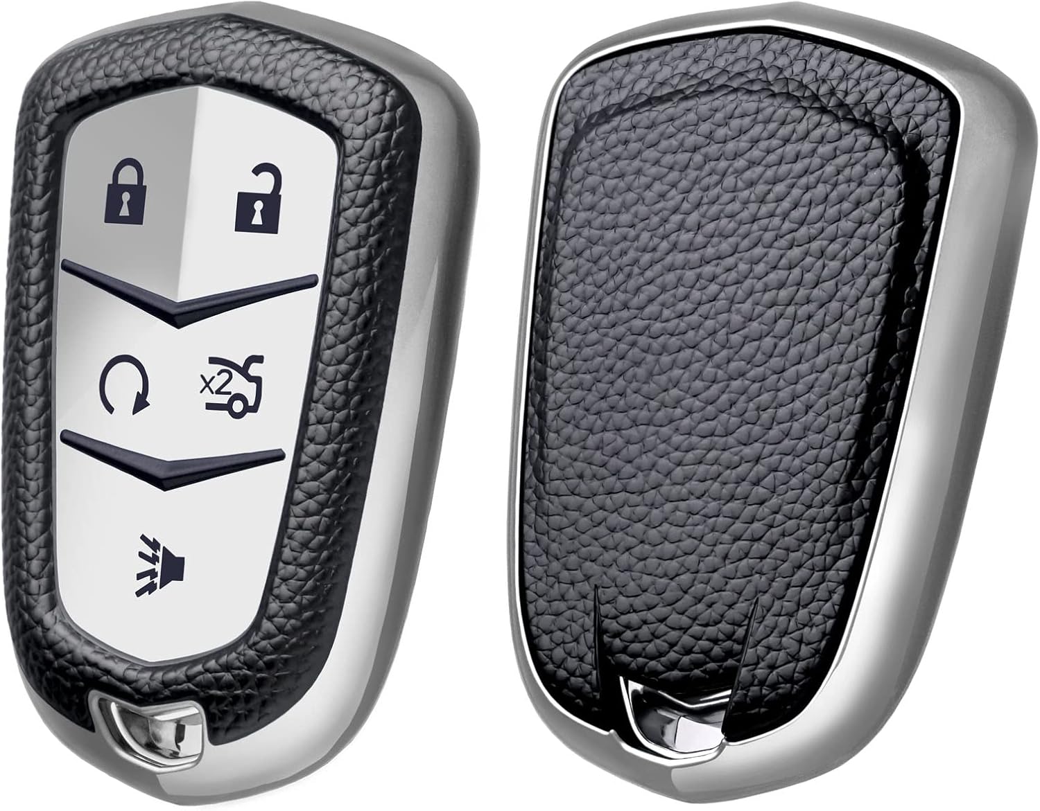 Amazon.com: ELOHEI Key Fob Cover for Cadillac, Key Fob Case for 2015 ...