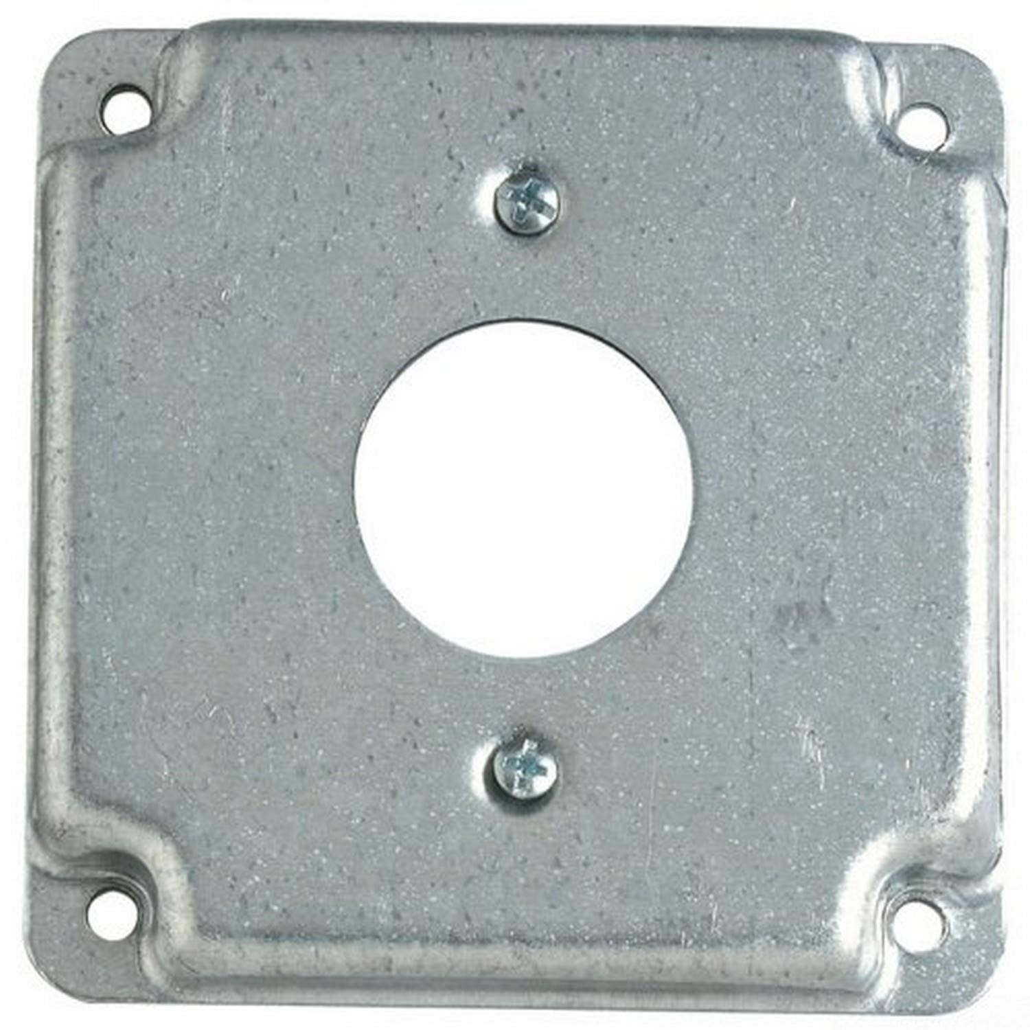 Steel City RS11 Outlet Box Surface Cover, Square, Raised, 4-Inch ...