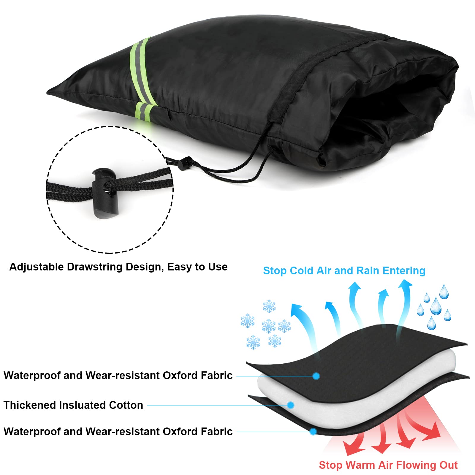 Snapklik.com : CODACE Insulated Pouch For Winter Pipe Freeze Protection, Irrigation Backflow ...