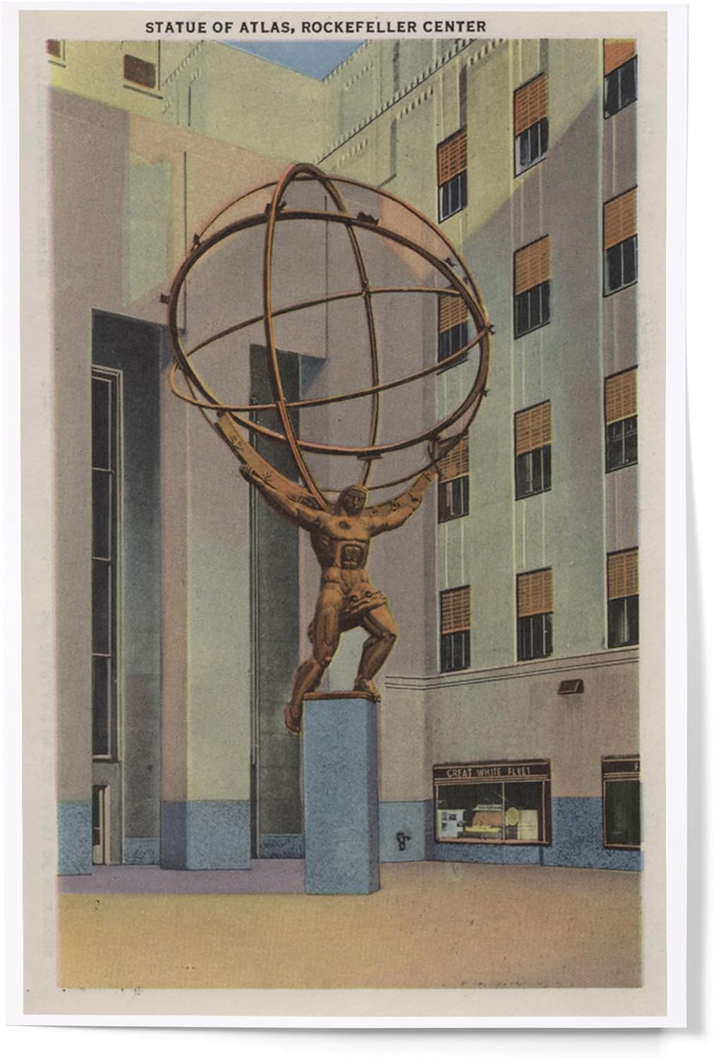 Amazon.com: Lantern Press 12x18 Inch Art Print, New York, NY ...