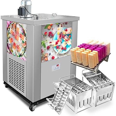 Amazon.com: Kolice commercial 4 mold sets ice popsicle stick making ...